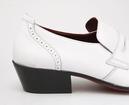DELICIOUS JUNCTION Marquee | Retro Mod White Winklepicker Loafer Shoes