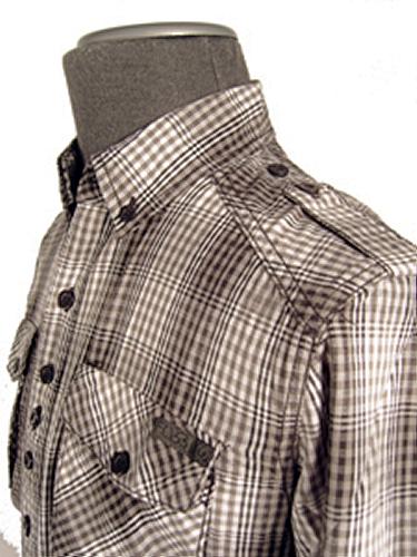 50% Off! 'CHAPEL HILL' - RETRO INDIE MENS CHECKERED SHIRT BY FLY53