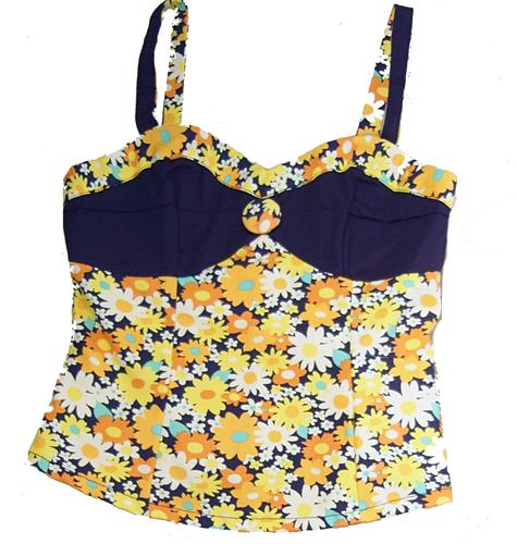 'SUN SUIT TOP' - RETRO FIFTIES/SIXTIES SUN SUIT TOP BY EC STAR Get