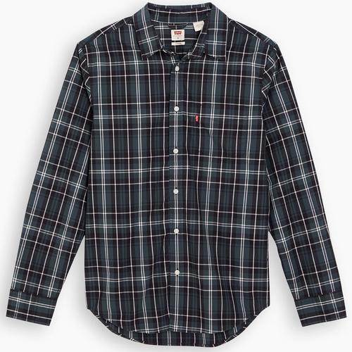 Levi s Sunset 1 Pocket Retro Dougie Plaid Shirt Darkest Spruce